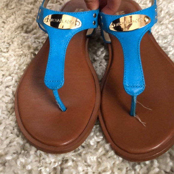 Michael Kors | Shoes | Blue Micheal Kors Sandals | Poshmark